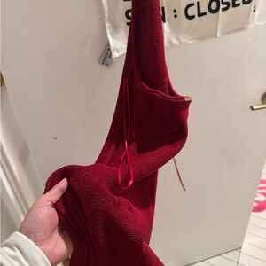 cult gaia | Dresses | Cult Gaia Elegant Red Maxi Dress | Poshmark